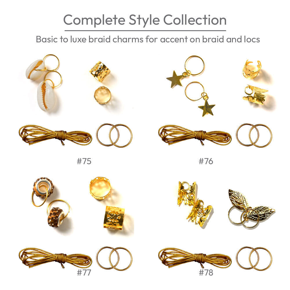 Complete Style Braid Charm Set - Ivy Beauty